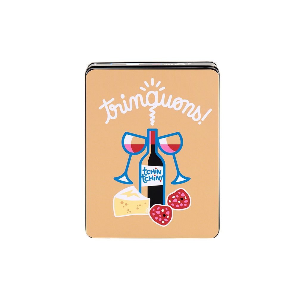 Boite à Vin (garnie) Trinquons